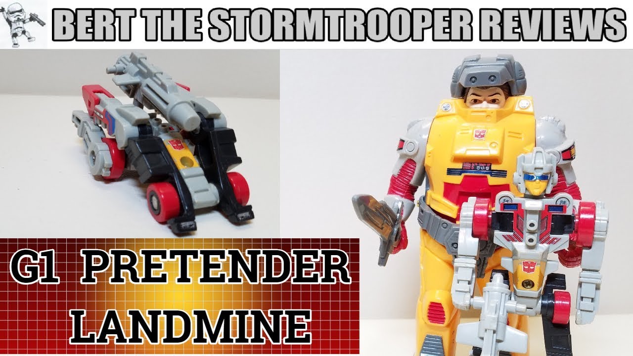 Transformers Generation 1 Pretender LANDMINE Review! Bert the ...