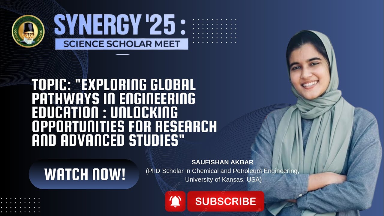 SYNERGY'25 Session I | Saufishan Akbar | QM Study Circle - YouTube