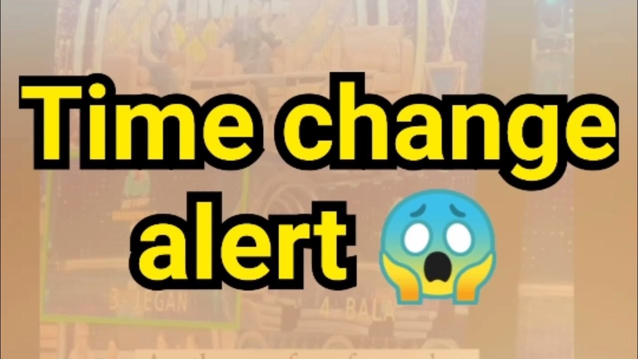 Time change alert 😱 - YouTube