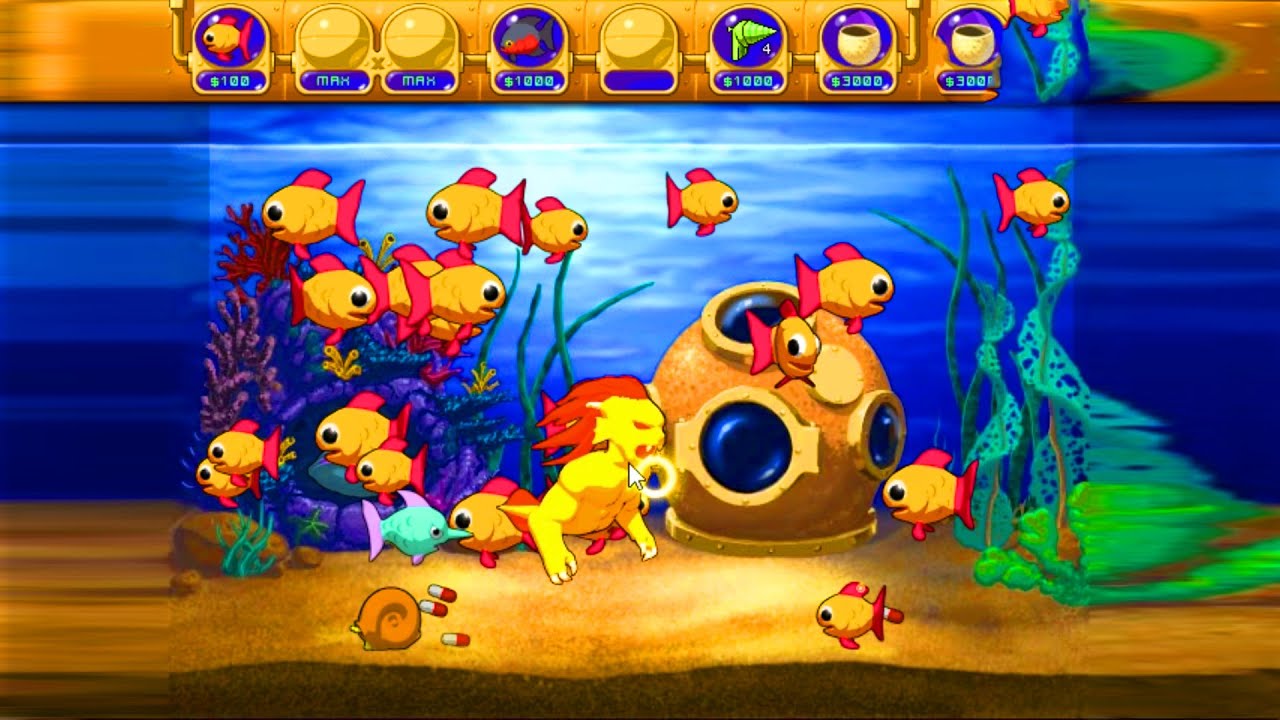 Insaniquarium Deluxe Level 1-2,3 / New monsters and new fish that are ...