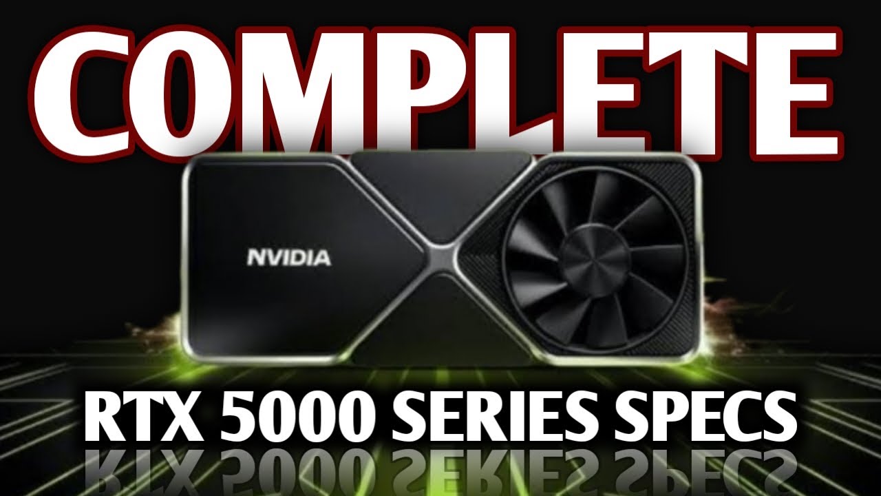 NVIDIA's Latest Laptop GPUs: RTX 50 Series Specs Revealed | Nvidia ...