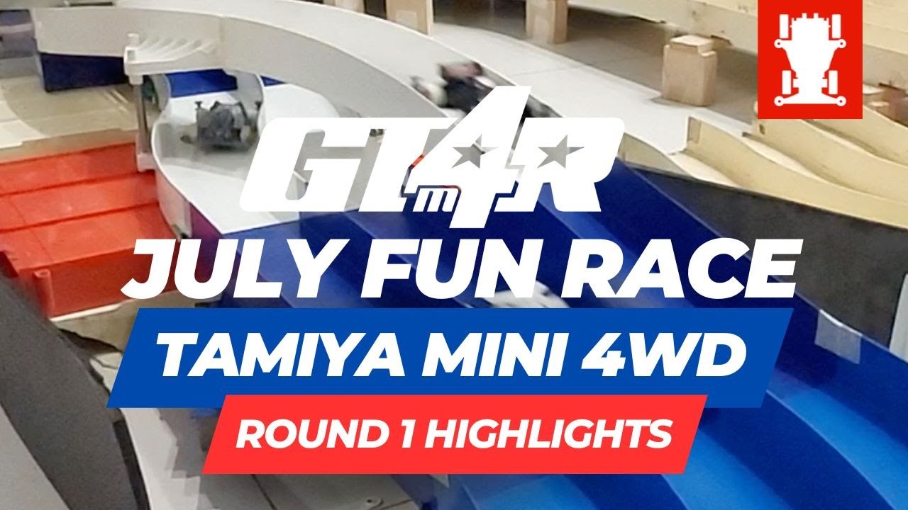 GTm4R July Fun Race Tamiya mini 4wd Round 1 Highlights - YouTube