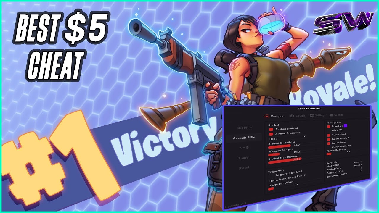 best Fortnite cheats || ft. Skreech.gg - YouTube