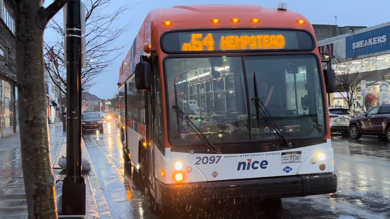 NICE: 2022 Gillig BRT Plus CNG Low Floor [2097] N54 bus - YouTube