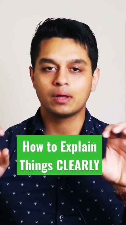 How to Explain things CLEARLY #shorts #armanitalks #explainthings # ...