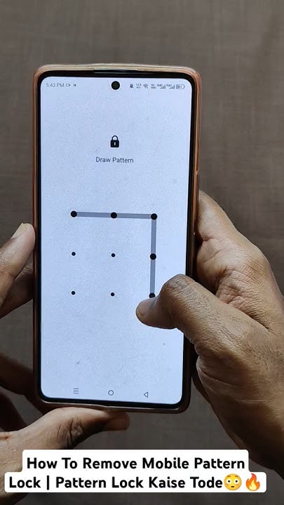 How To Remove Mobile Pattern Lock | Pattern Lock Kaise Tode | How To Break Pattern Lock🔥😳 - YouTube