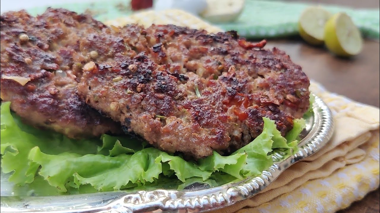 Beef Chapli Kabab Eid special easy and soft kabab recipe by deeman's ...