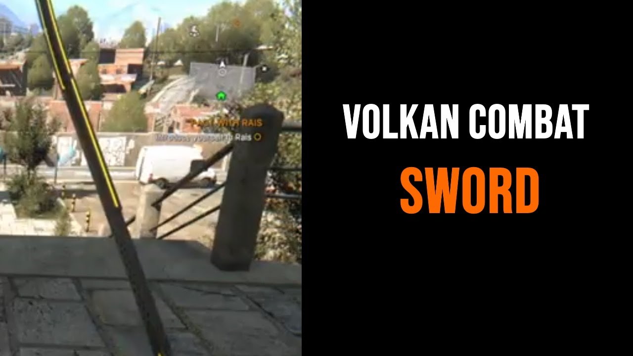 Dying Light Volkan Combat Sword DLC Weapon Showcase - YouTube