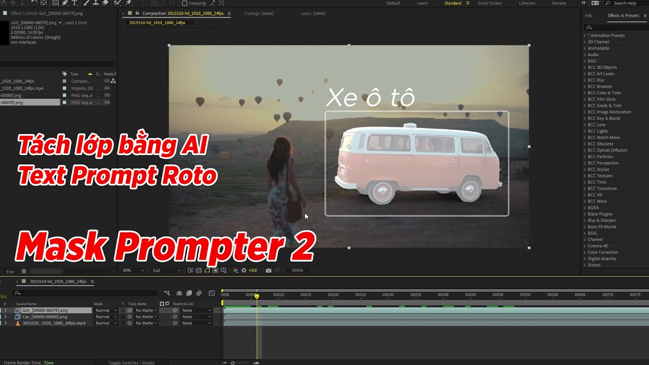 Mask Prompter 2: thánh roto tách lớp vật thể cho video thần thánh! VFX ...