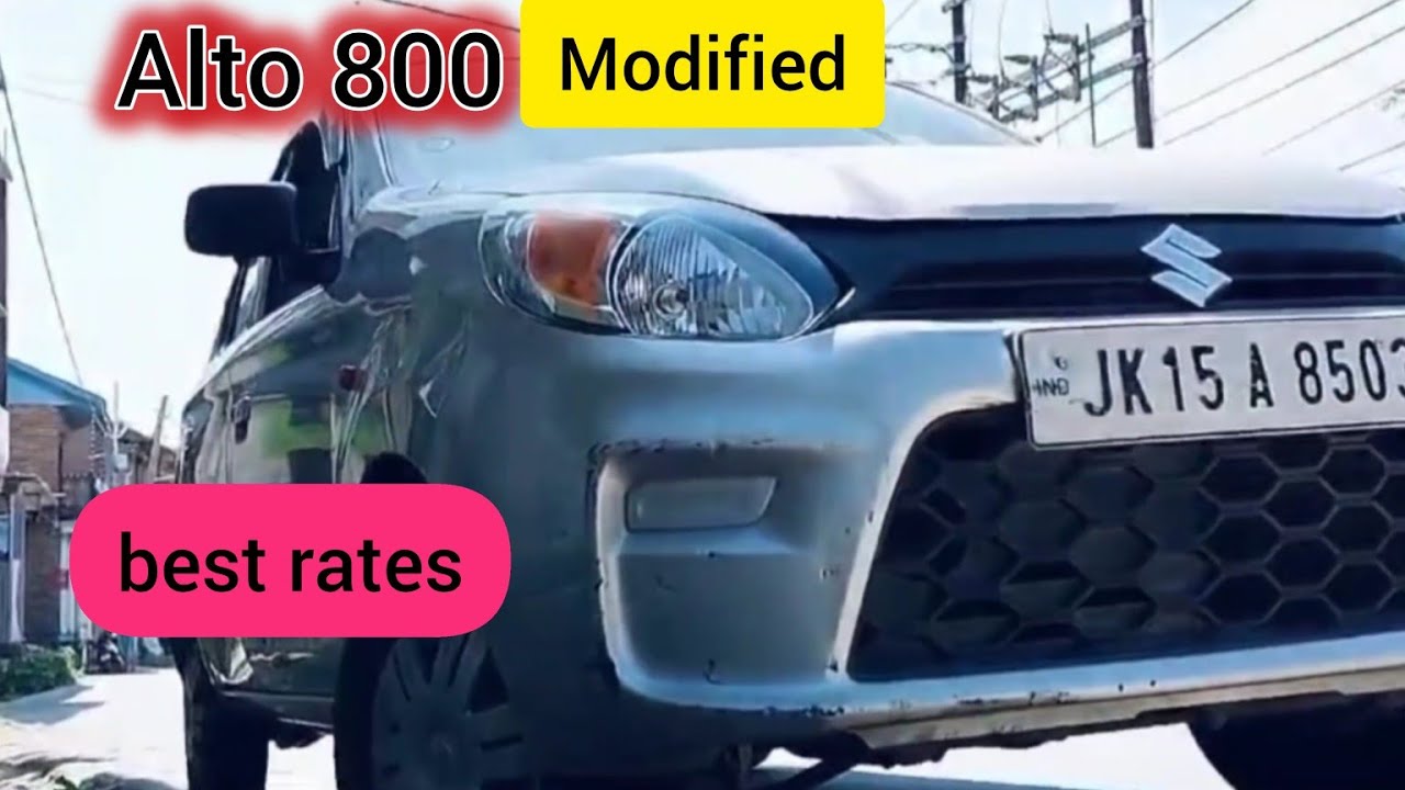 Alto 800 modified to next level best work done | next level look # ...