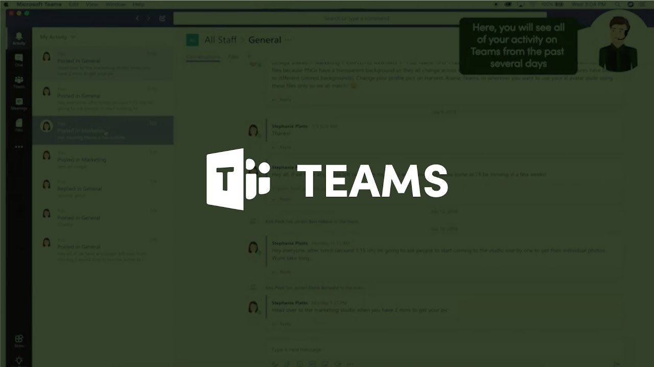 View Your Activity In Teams - YouTube
