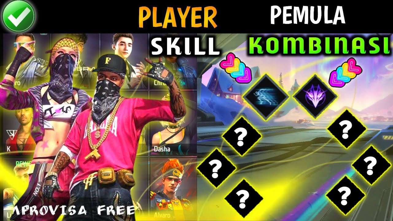 PLAYER PEMULA 🔥 Kombinasi Skill Karakter Free Fire + Skil Pet FF ...
