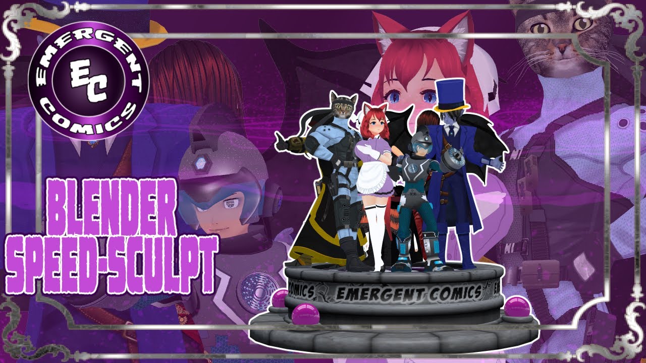 ⭐ Using Blender to Create an avatar base to display VTuber Models⭐ ...