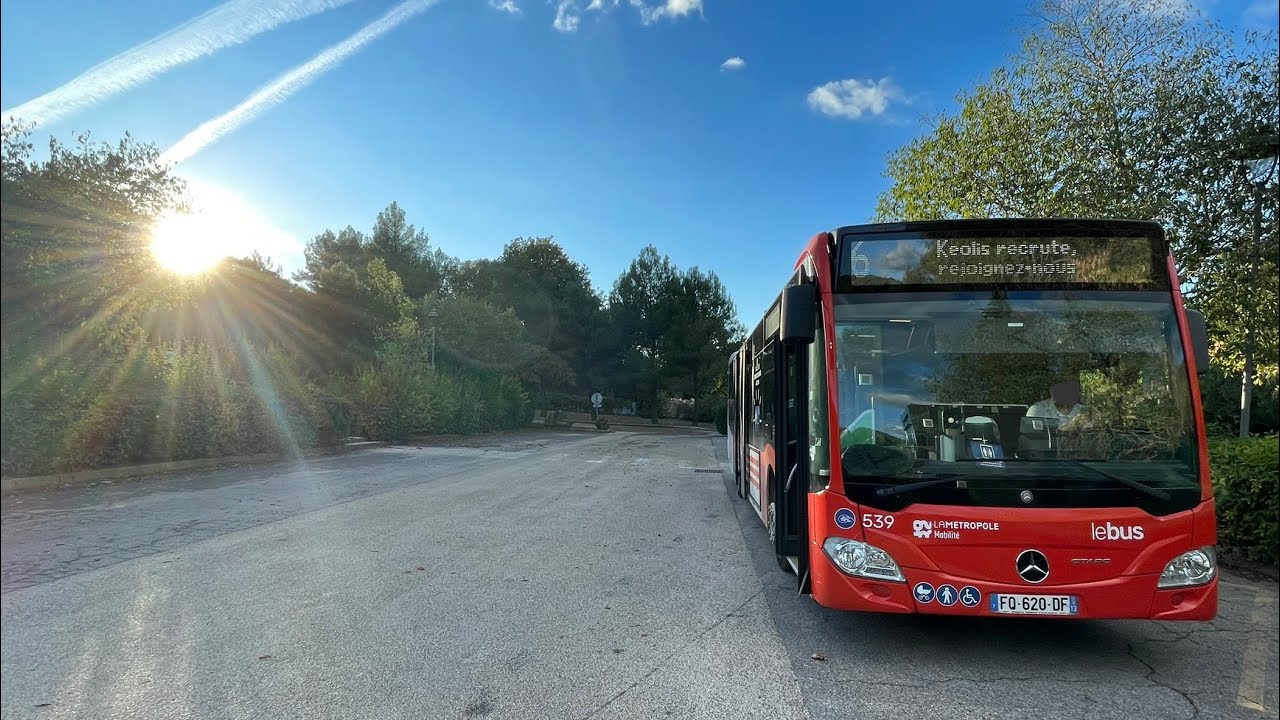 Timelapse ligne 6 d’Aix en Bus - YouTube
