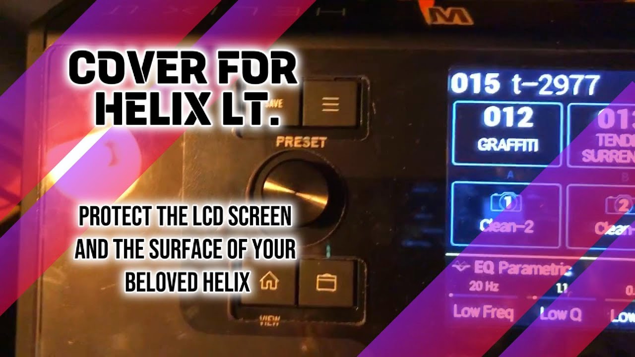 Protection cover for Line 6 Helix LT - YouTube