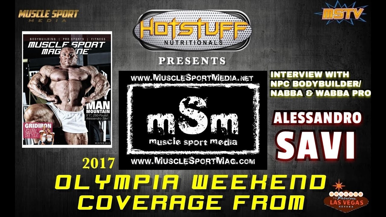 Alessandro Savi Bodybuilder Interview Olympia Expo - YouTube
