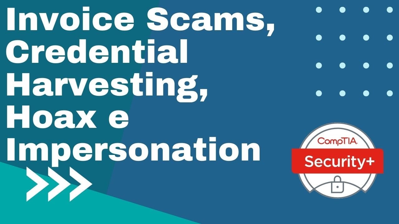 Comptia Security + SY0-601: Domínio 1 - Item 1.1 - Parte 3 - Invoice ...