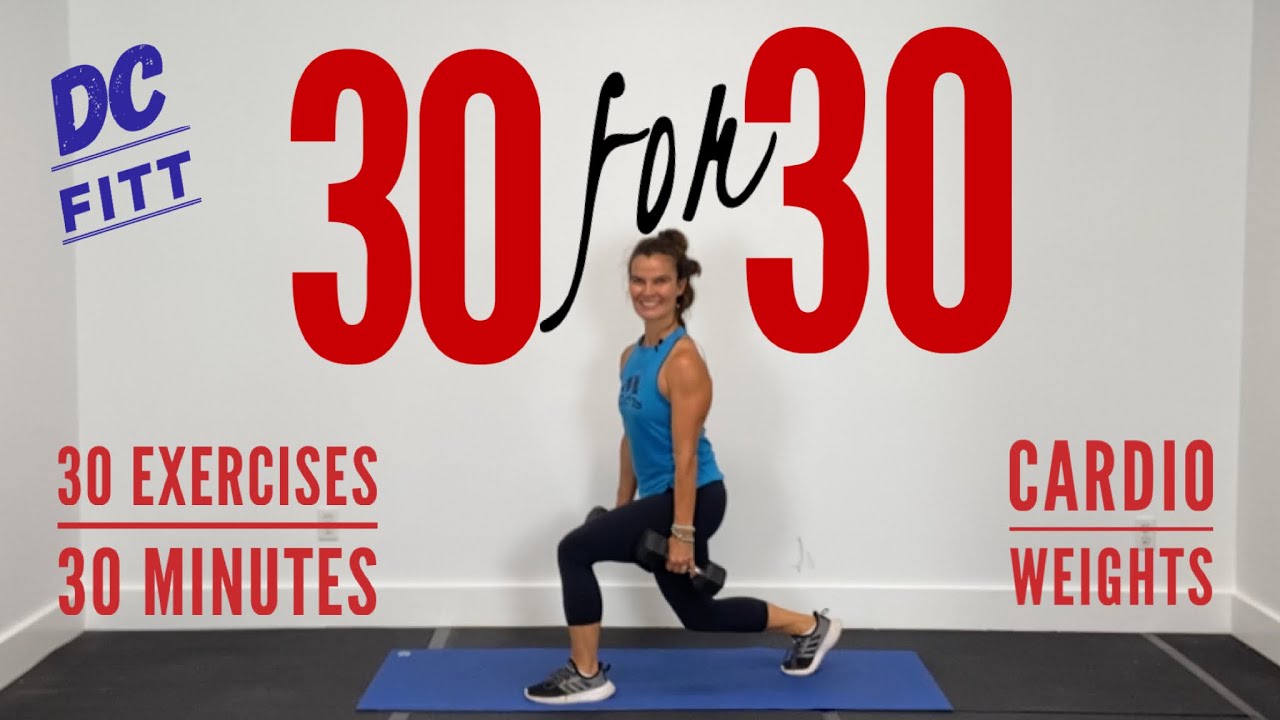 NO REPEAT HIIT FULL BODY / 30 FOR 30 Workout / CARDIO & STRENGTH🔥 - YouTube
