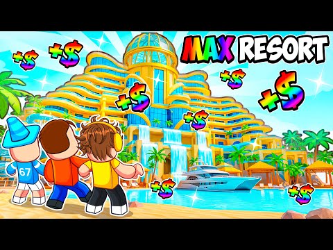 I Spent $984,765 on MAX Tropical Resort Tycoon in Roblox