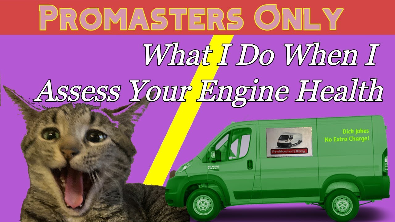 How I Assess Your Engine Health with My Fancy Scanner. Promasters Only ...