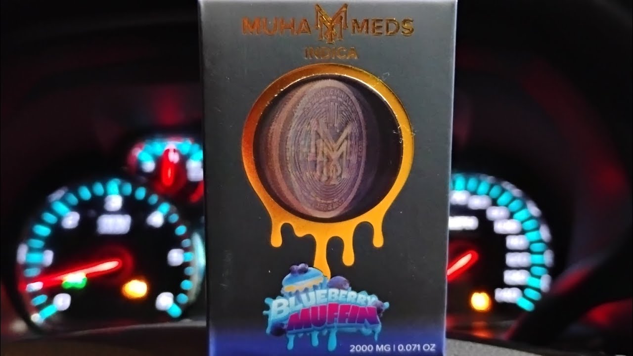 Muha Meds Blueberry muffin Cart-Review-🫐🤤🧁💨💨 - YouTube