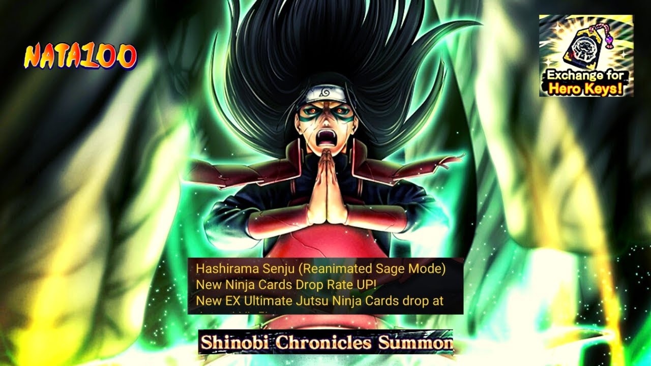 HASHIRAMA SENJU (REANIMATED SAGE MODE) - Summon & Gameplay - YouTube