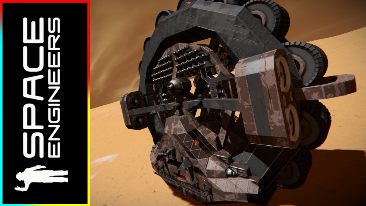 The Wasteland Mono-Wheel - Space Engineers - YouTube