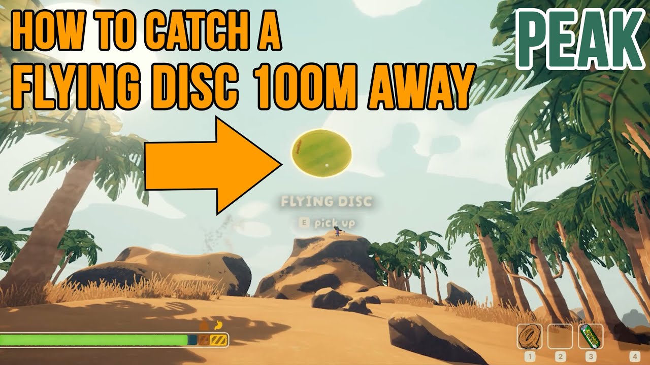 How to Catch a Flying Disc from 100m Away in PEAK for the Ultimate ...