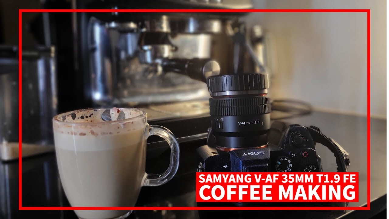 Samyang V AF 35mm T1.9 W/Sony a7siii & Nanlite Pavotube 15c - Coffee ...