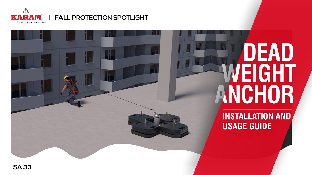 KARAM SA33 Dead Weight Anchor Quick Installation Guide | KARAM Safety ...