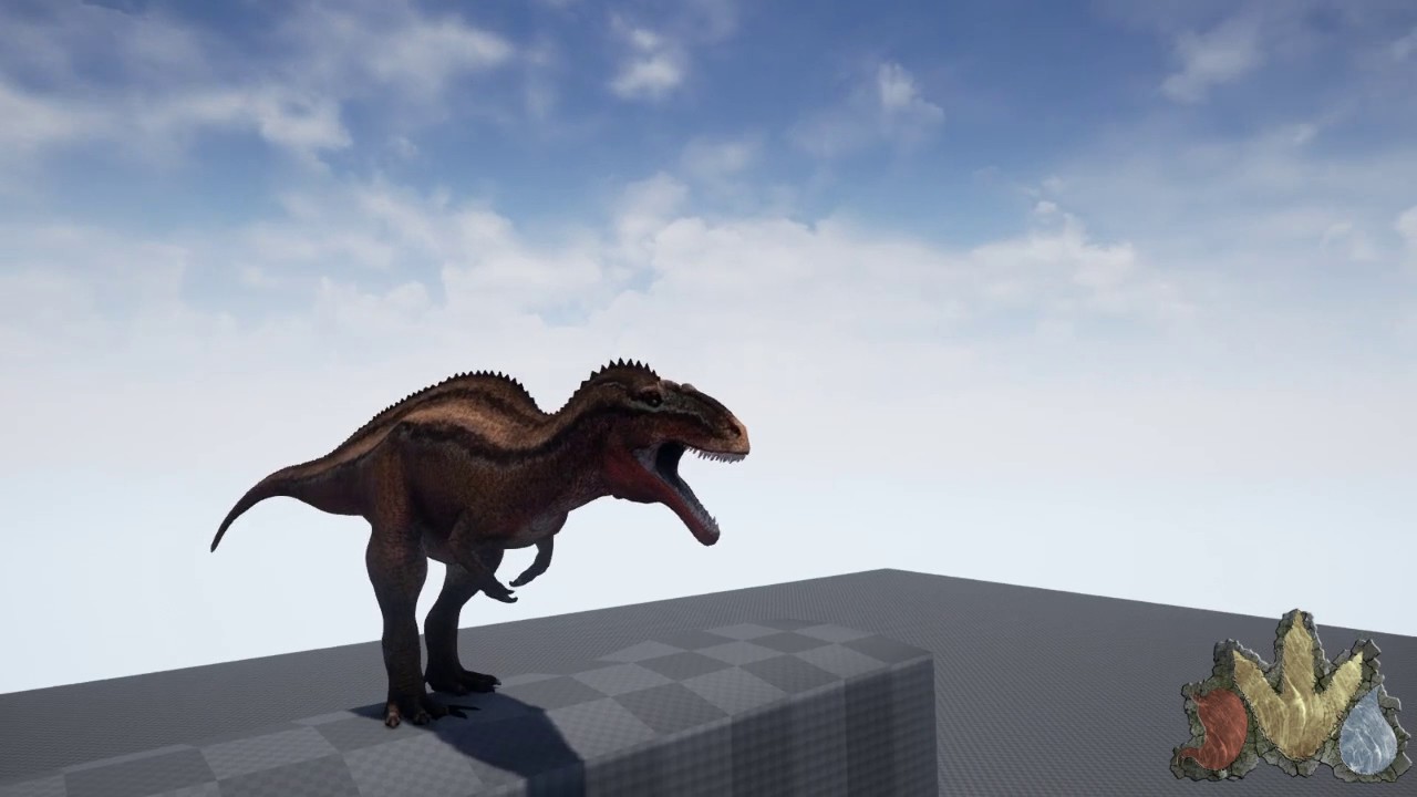 The Isle | Acrocanthosaurus sounds - YouTube
