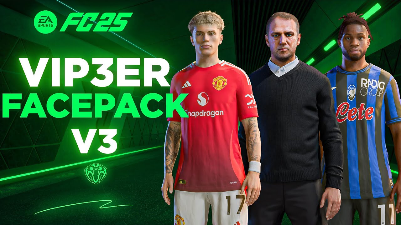 FacePack V3 (AIO) By ViP3eR For FC 25 + Tutorial | TU6.1 - YouTube