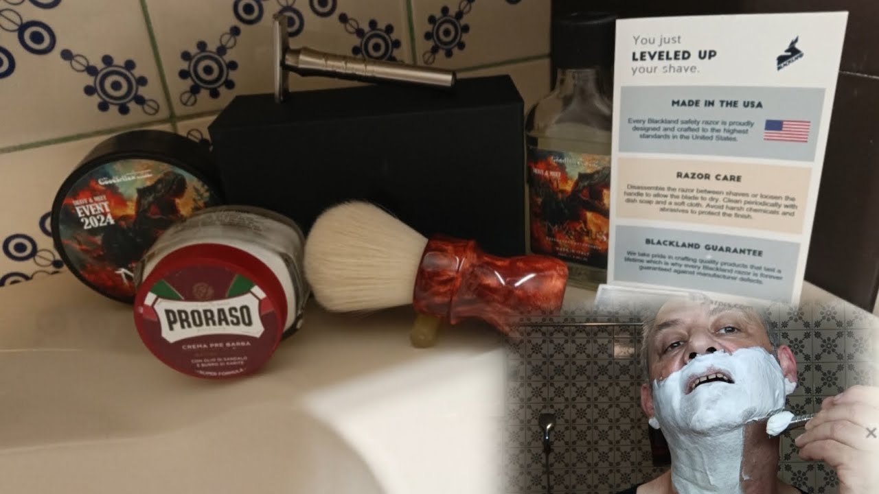 Blackland Sabre GEM SE Razor - Classic Shave in a modern way! - YouTube