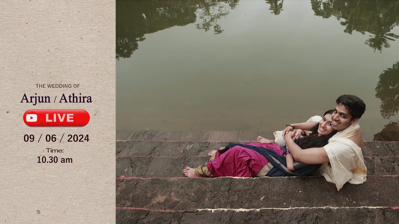 Arjun & Athira Wedding Day YouTube Live Streaming - YouTube