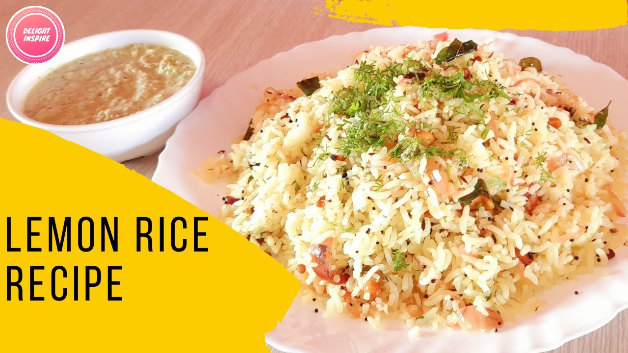 Lemon Rice 🍋🍚 | chitranna recipe | chitrannam recipe | English ...