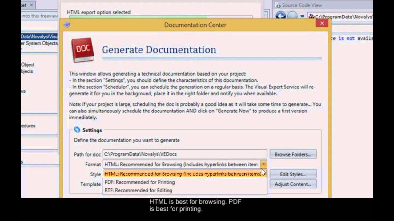 Automatically Generate Source Code Documentation - YouTube