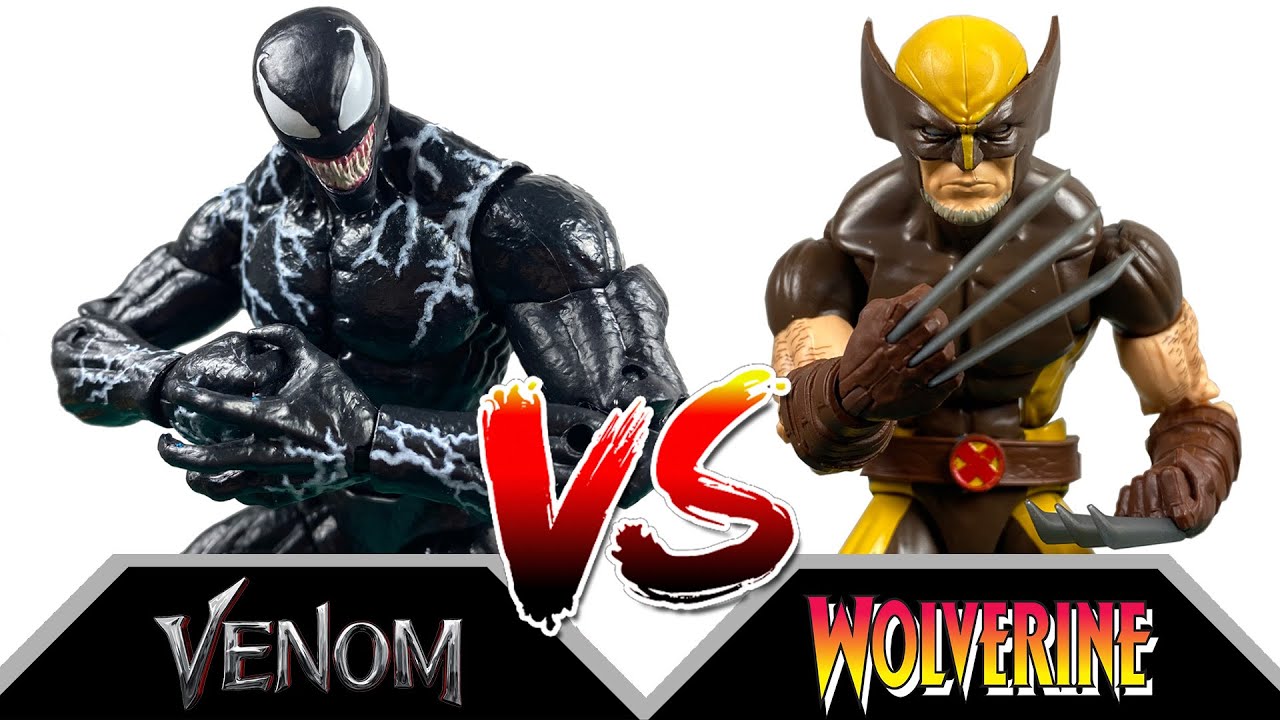 Marvel Legends - Venom Vs Wolverine Stop Motion Animation Battle! - YouTube