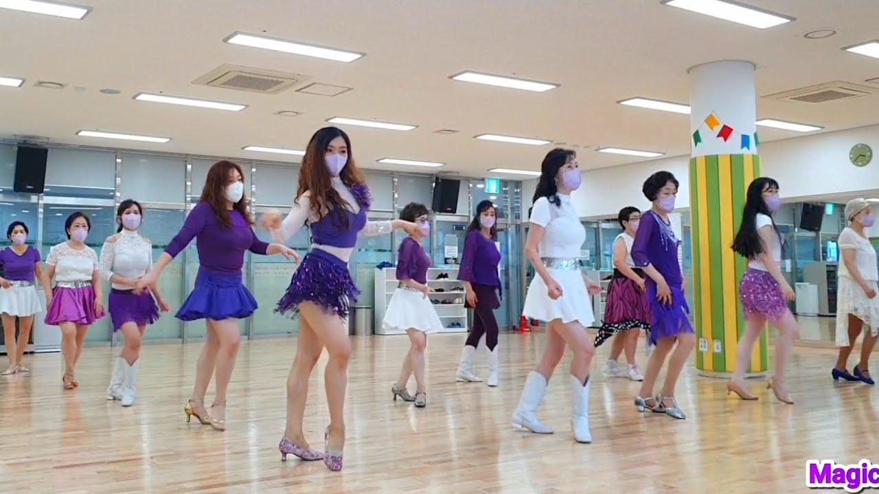 Magic Touch (Improver) line dance| Withus Korea, LDA - YouTube