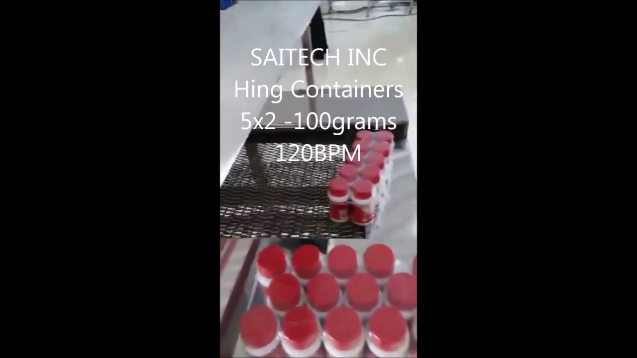 Shrink Packaging Machines- HING CONTAINERS- 100gms 5x2 Matrix -120BPM ...