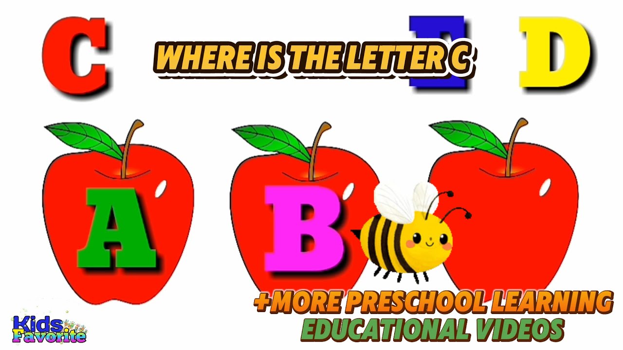 Where is the letter Aa? Preschool learning educational Videos for kids ...
