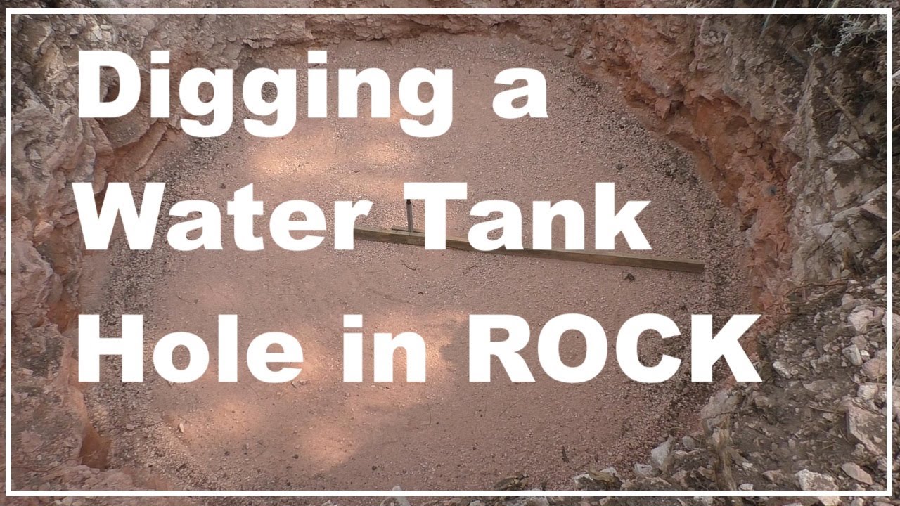 Installing an Underground Water Cistern Tank Under Ground Spencers ...