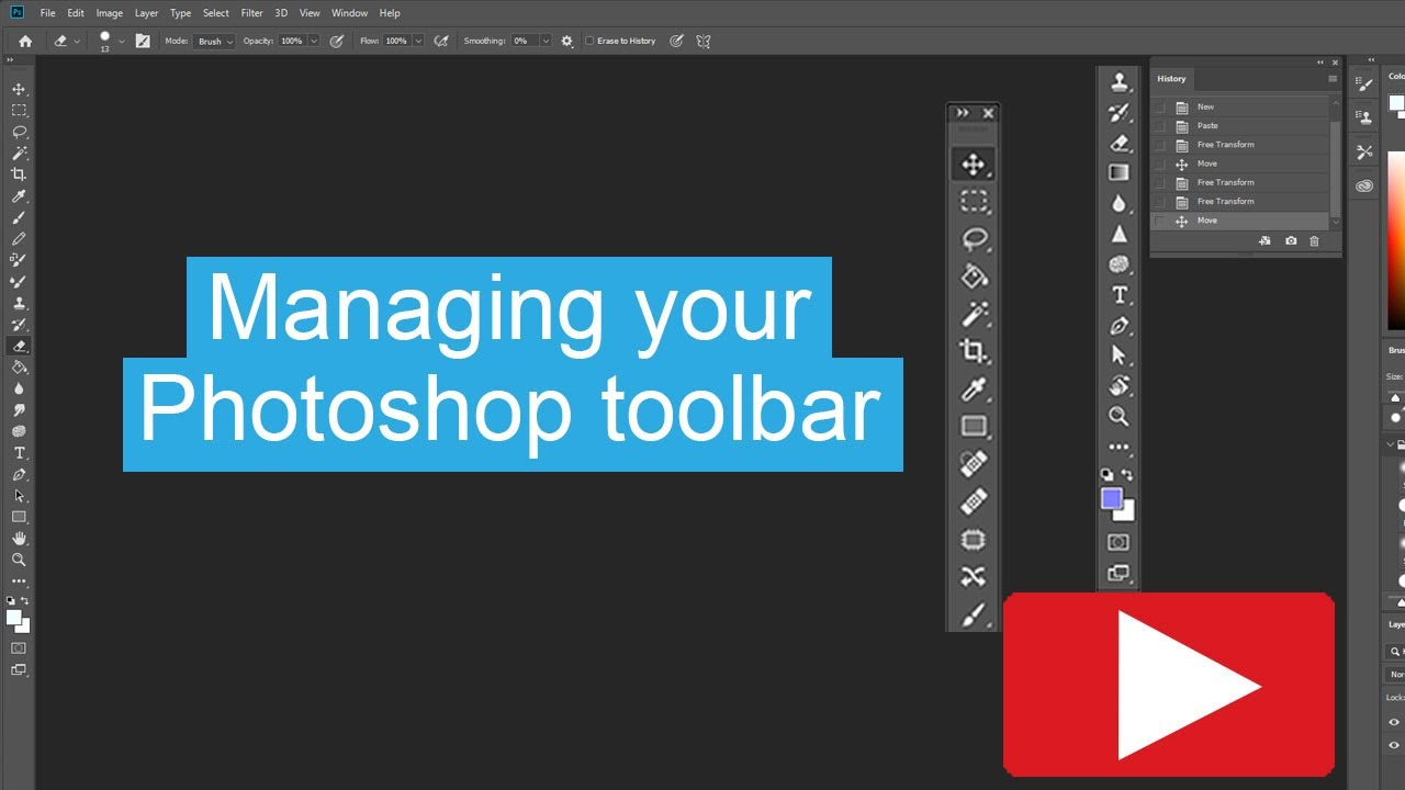 Managing your toolbar - YouTube
