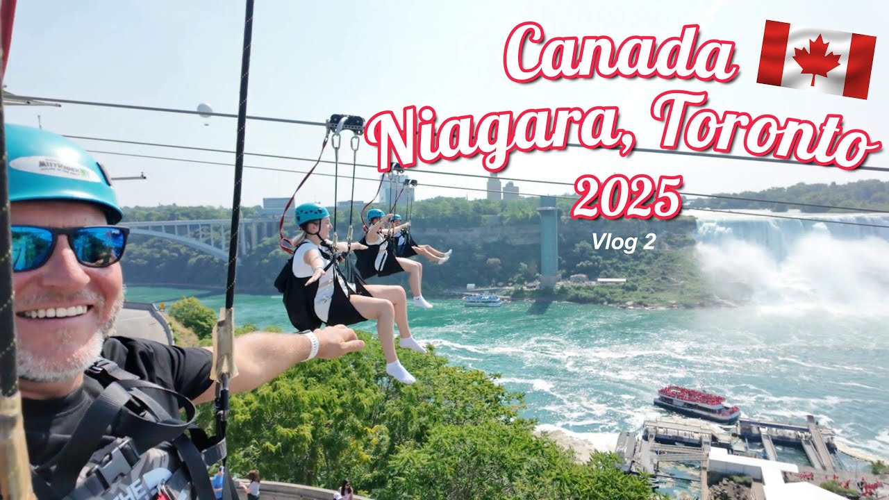 CANADA | Niagara Falls Zip Line |Toronto |Spaghetti factory | journey ...
