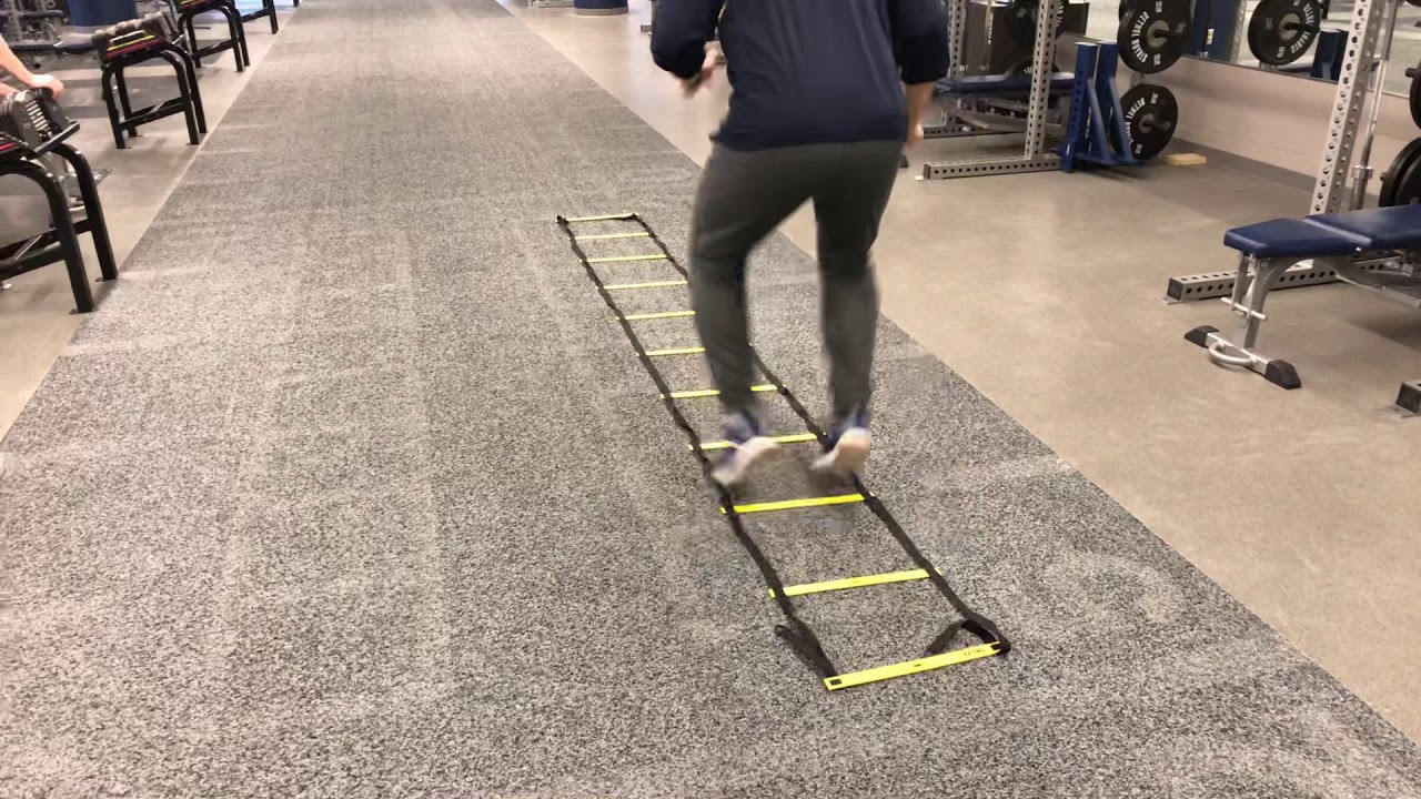 2 foot in/out straddle hops - YouTube