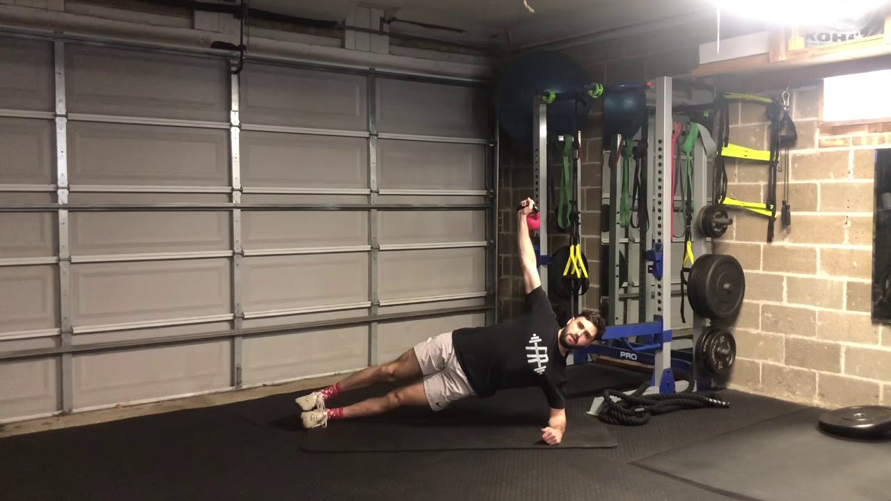 Kettlebell Single Arm Side Plank - YouTube