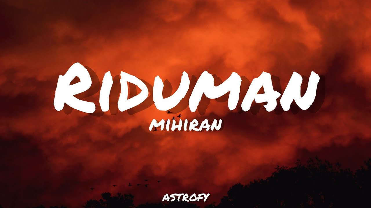 Mihiran - Riduman (රිදුමන්) acapella / vocals only - YouTube
