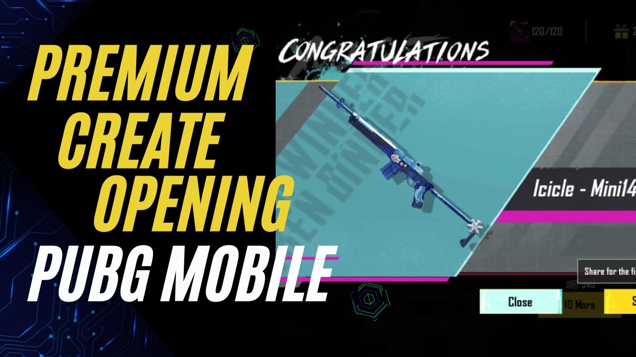 New Premium Create Opening | PUBG MOBILE | Icicle - YouTube