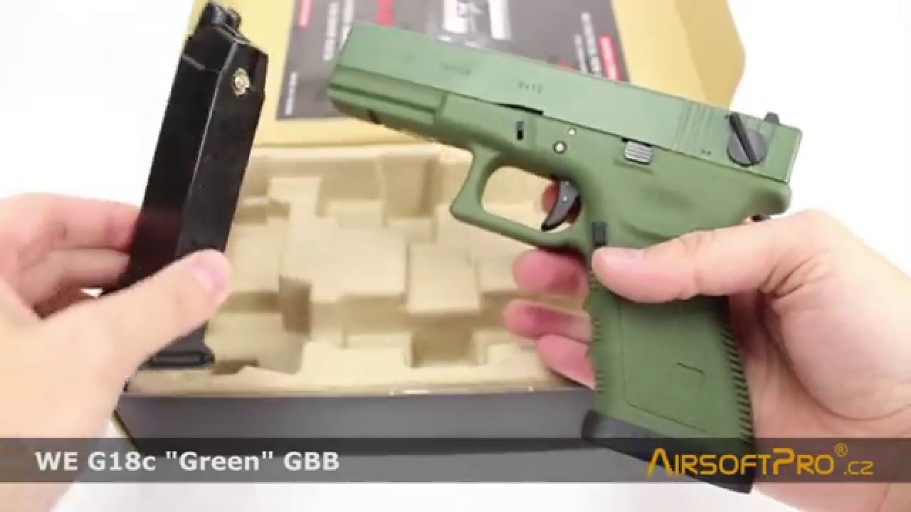 WE G18c Green - YouTube