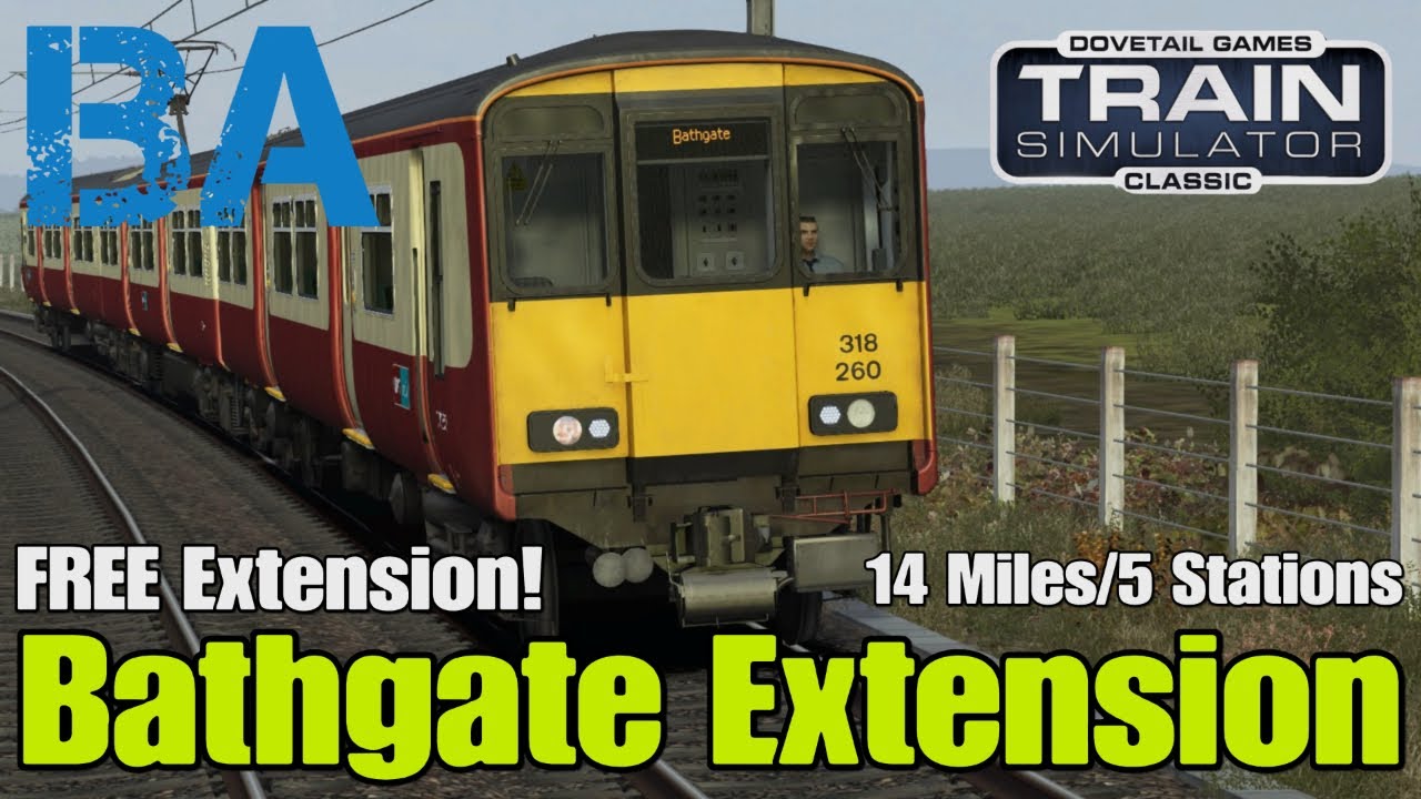 BATHGATE EXTENSION - FREE 14 Miles - Class 318 - Glasgow Northwest ...