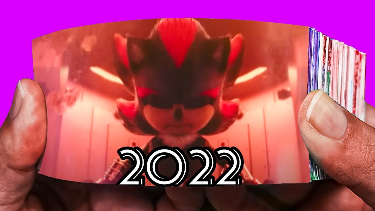 Evolution of Shadow The Hedgehog Flipbook - YouTube